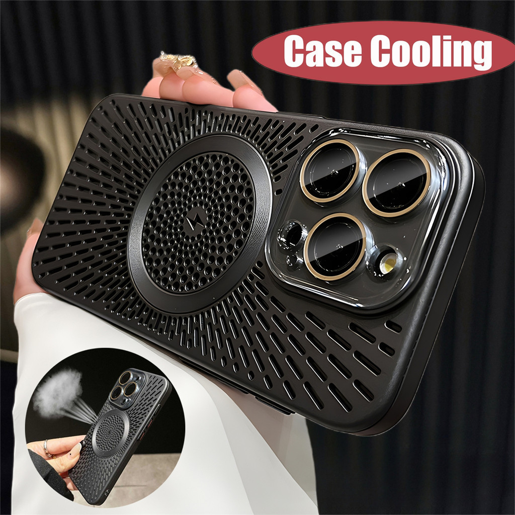 Jual Casing Luxury Breathable Heat Dissipation Wireless charging Hard ...