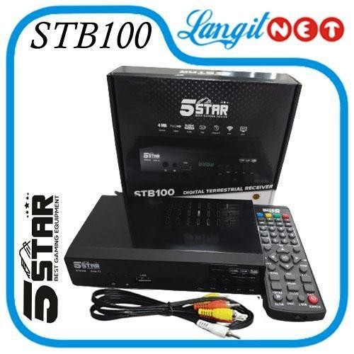 Jual DVB T2 5STAR STB100 TV ANALOG KE TV DIGITAL | Shopee Indonesia