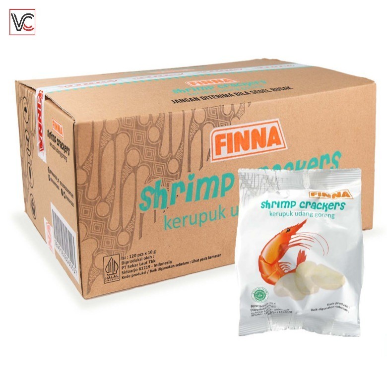 Jual (EXP JUNI 2025) Kerupuk Udang Goreng finna fina Sachet Siap Makan ...