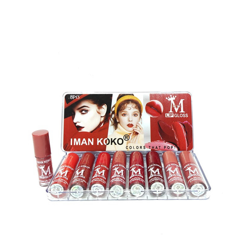 Jual HMS [PERBOX] LIPCREAM IMAN KOKO isi 8 8110 | Shopee Indonesia