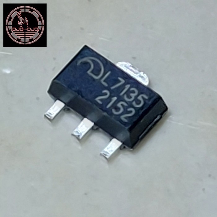 Jual 3pcs L7135 Sot-89 AMC7135PKFT MEL7135 AMC7135 350mA Regulator Arus ...