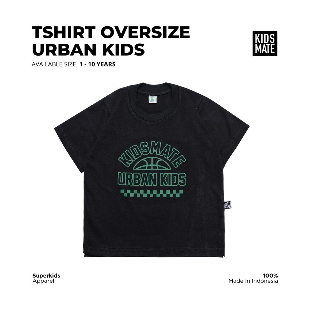 Jual Kidsmate T-shirt Oversize Urban Kids | Shopee Indonesia