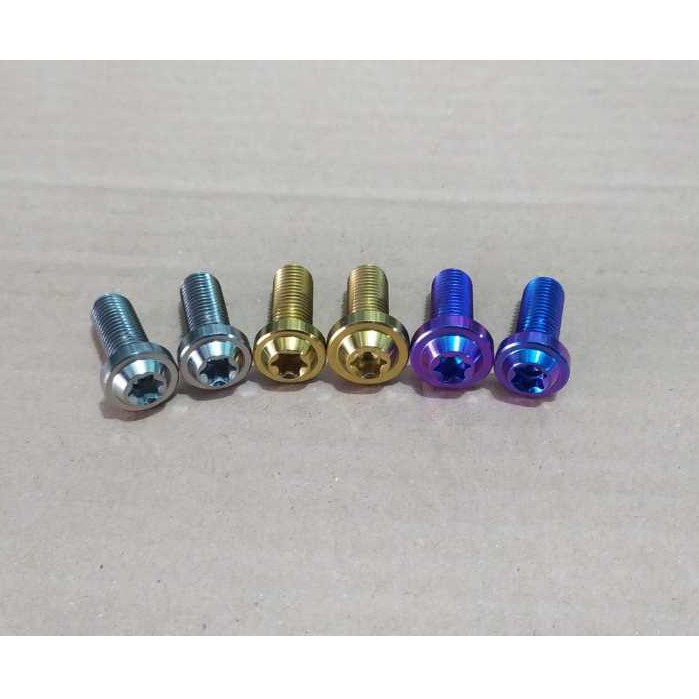 Jual Baut Titanium Gr 5 M5 x 20 Drat 8 Panjang 2 cm | Shopee Indonesia