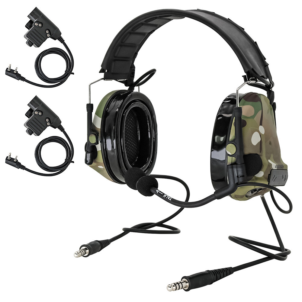 Jual COMTAC III Dual Communication Tactical Headset New Detachable ...