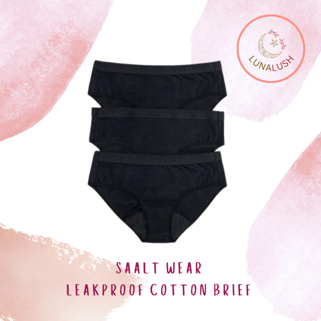 Jual Saalt Wear - Menstrual Panties Leakproof Cotton Brief | Shopee ...