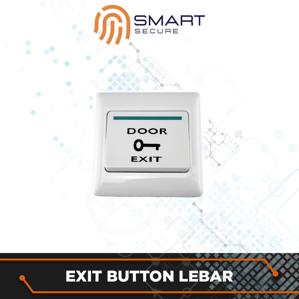 Jual SMART SECURE Exit Button Push Button Access Control Door Exit ...