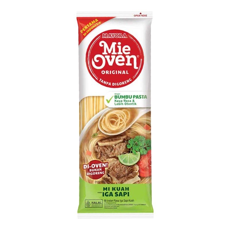 Jual Mie Oven Mi Instan Kuah Iga Sapi 78 g | Shopee Indonesia