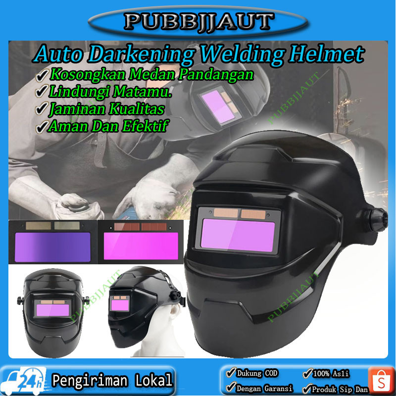 Jual Helm Las Otomatis Kedok Kacamata Las Auto Darkening Welding Helmet ...