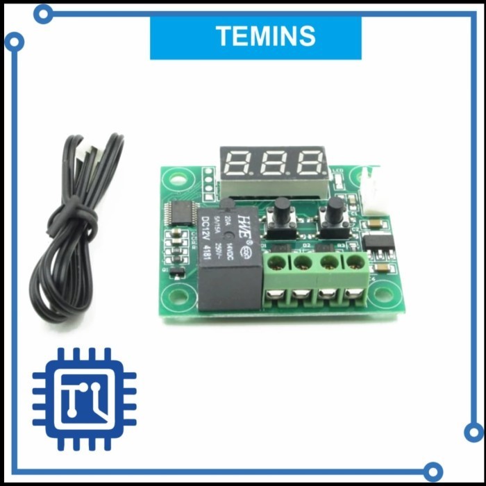 Jual W1209 Thermostat Digital Temperature Controller Control Suhu PCB ...