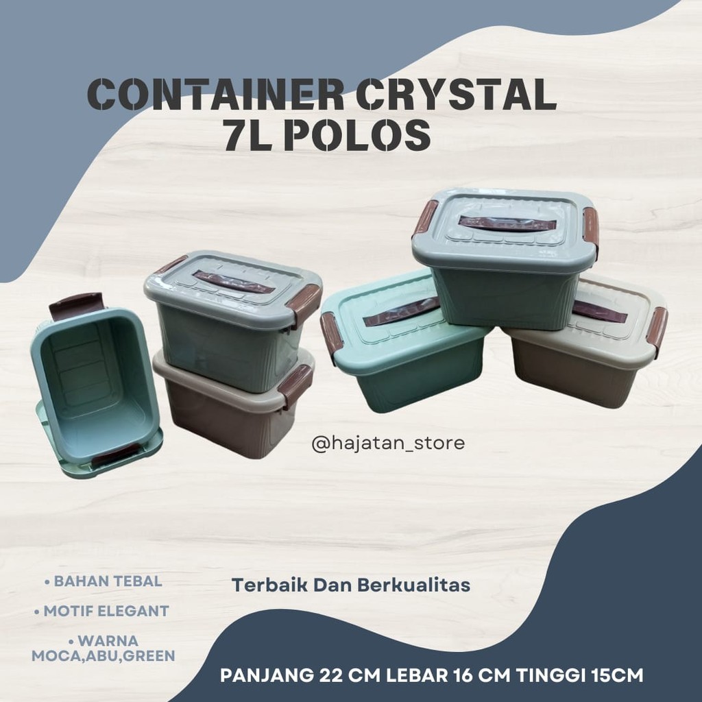 Jual CONTAINER BOX CRYSTAL 7L | Shopee Indonesia
