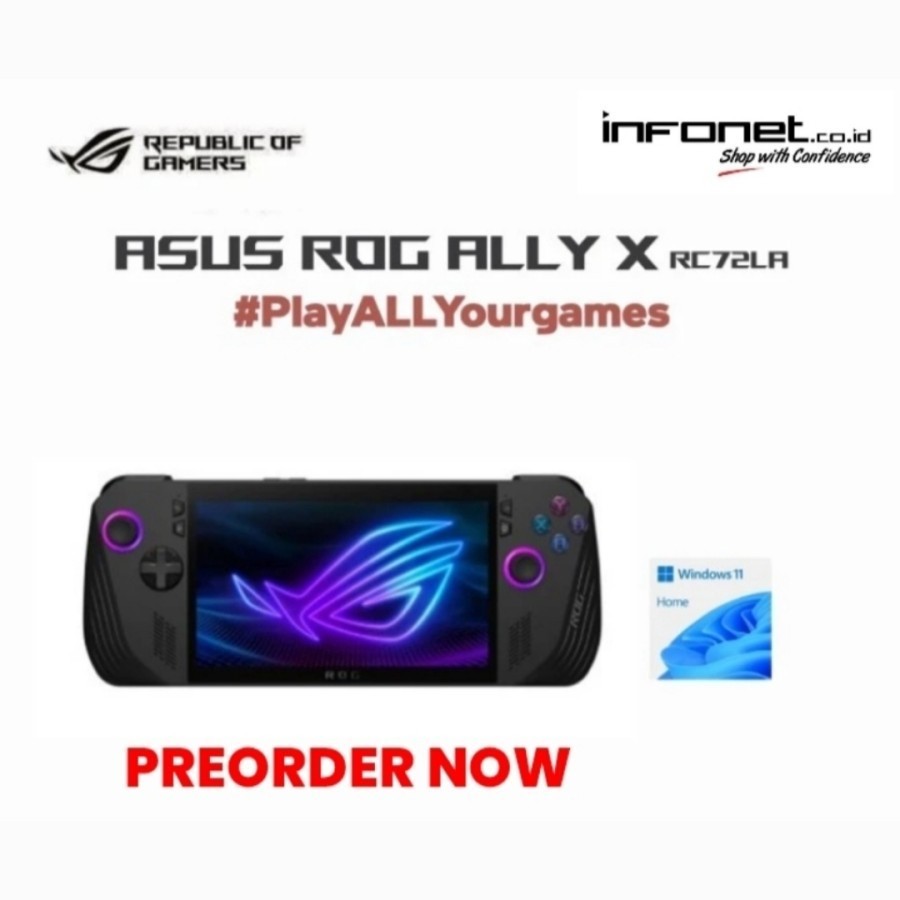 Jual ASUS ROG ALLY X RC72LA-R2RADA6T AMD RYZEN Z1 EXTREME 24GB 1TB ...