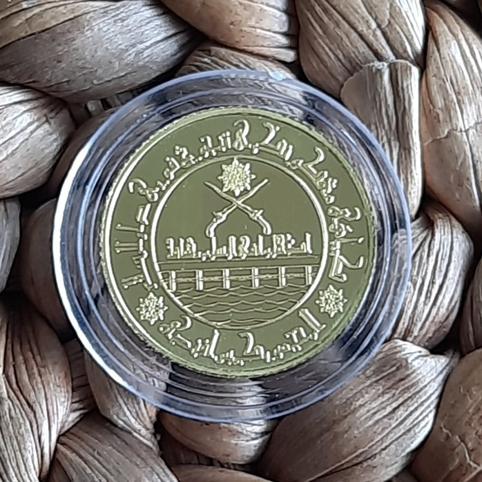 Jual 1 DINAR WAKALA TANJUNGPURA KOIN EMAS 4,25 GR 22K GOLD COIN MAHAR ...