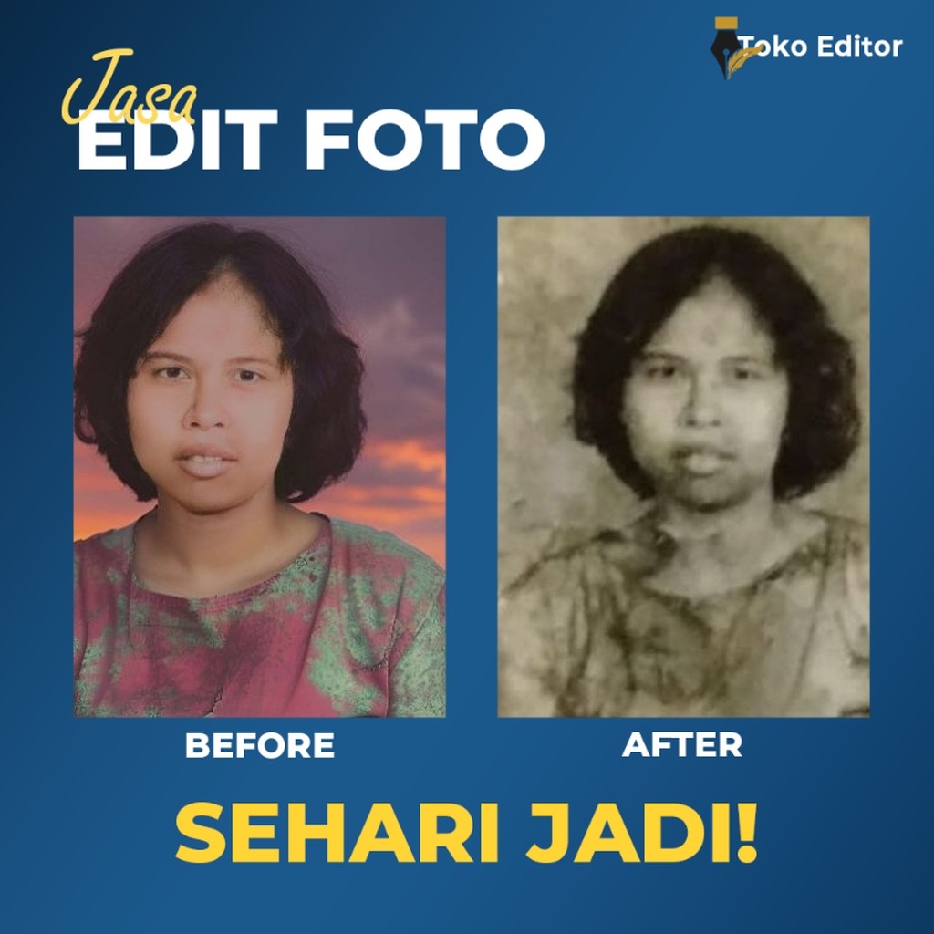 Jual PROFESIONAL EDITING MERUBAH FOTO HITAM PUTIH MENJADI BERWARNA ...