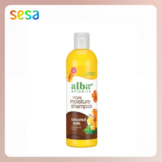 Jual Alba Botanica More Moisture Shampoo Coconut Milk 355 Ml | Shopee ...