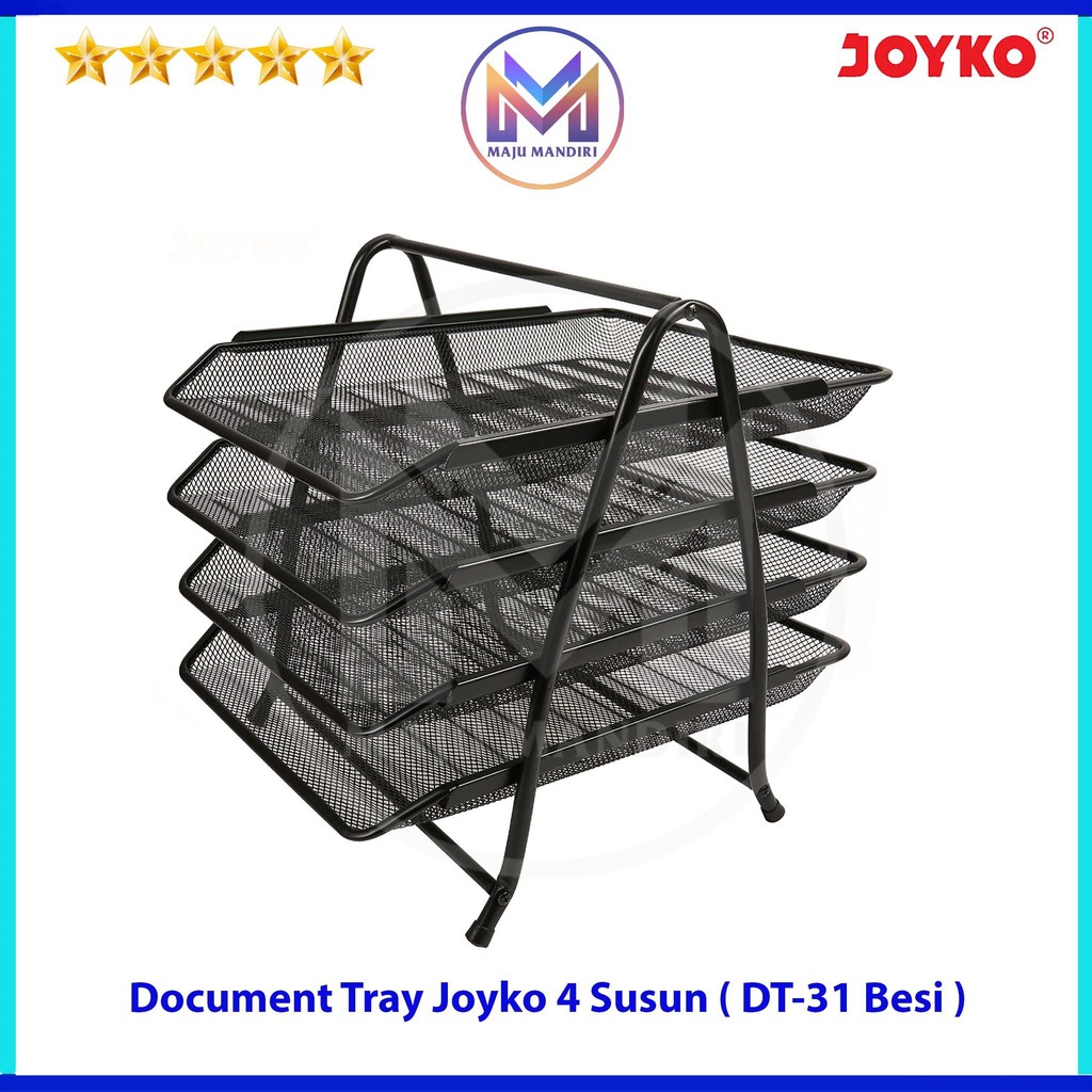Jual Document Tray Joyko DT 31 4 Susun / Rak Dokumen 4 Tingkat Besi ...