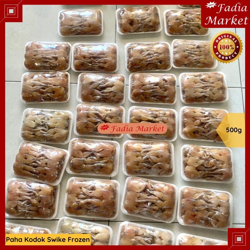 Jual (PULAU JAWA, BALI SAJA) Daging Paha Kodok Katak Swike Frozen Fresh ...