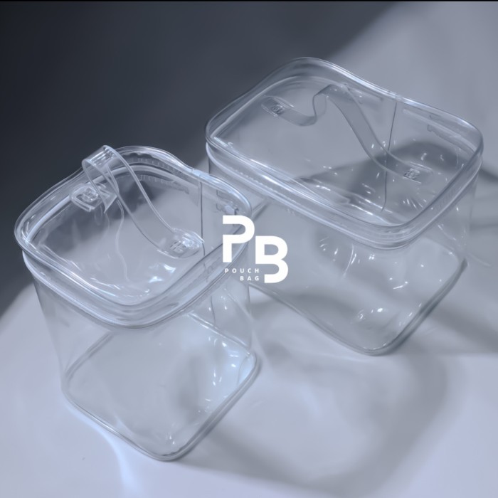 Jual Pouch Mika Transparan Pouch Bening Transparan Pouch Make Up Pouch ...