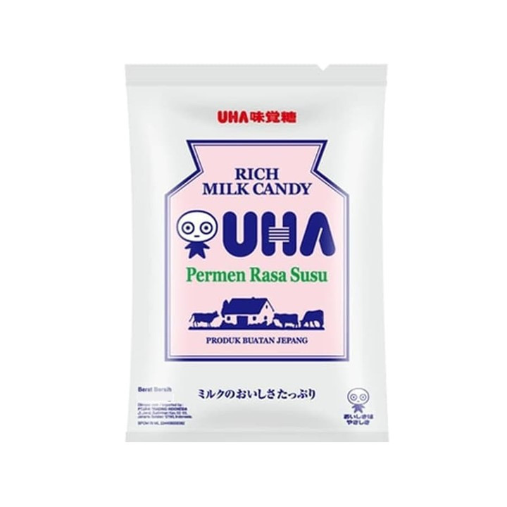Jual UHA Milk Candy Permen Susu Jepang – Milk 51gr Matcha 42gr ...