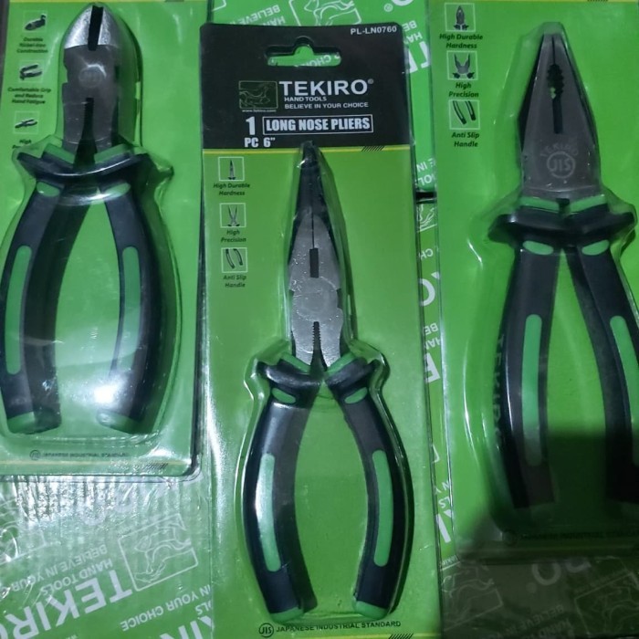 Jual TEKIRO Paket komplit Tang set Tang Kombinasi TANG LANCIP TANG POTONG | Shopee Indonesia