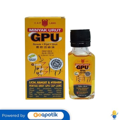 Jual Cap Lang Gpu Minyak Urut Sereh 30 Ml | Shopee Indonesia