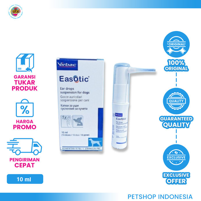 Jual Virbac Easotic 10 ml Ear Drops Suspension For Dog | Shopee Indonesia