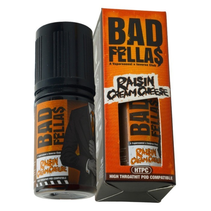 Jual Liquid Bad Fellas Raisin Cream Cheese Pods Friendly 15MG 30ML By ...