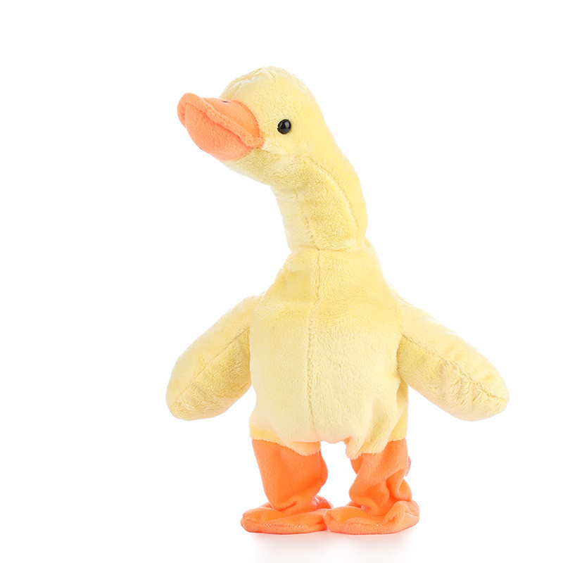 Jual Robot Duck Toy Sound Control Electronic Plush Duck Interactive ...
