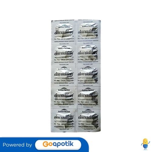 Jual Duvadilan 20 Mg Strip 10 Tablet | Shopee Indonesia
