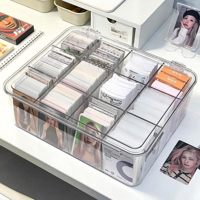 Jual Compartment Flip Box Acrylic Transparent Display Box Blind Box ...