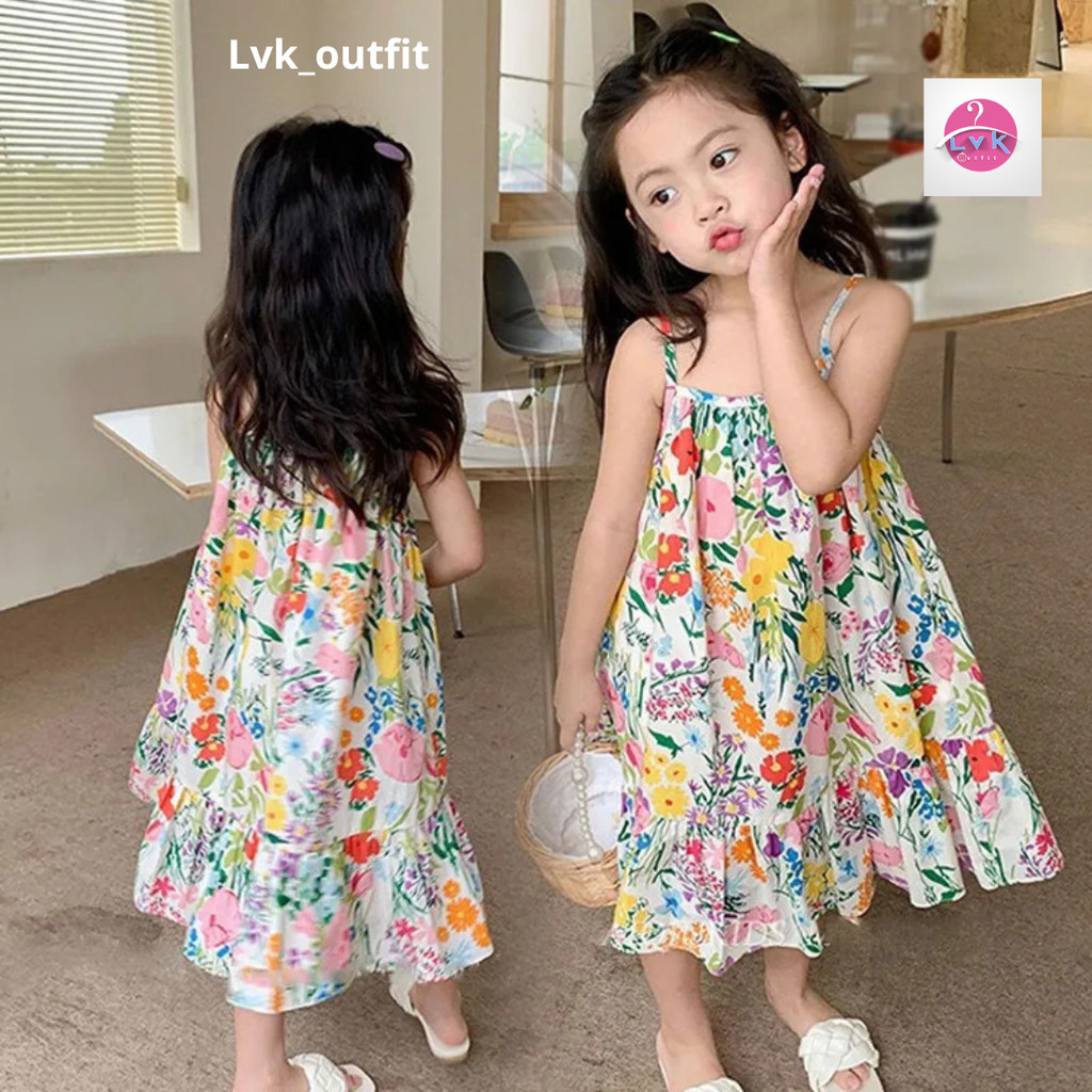 Jual Lvk_outfit 8.8 GRAND FASHION DRESS ANAK PEREMPUAN ALIKI MOTIF ...