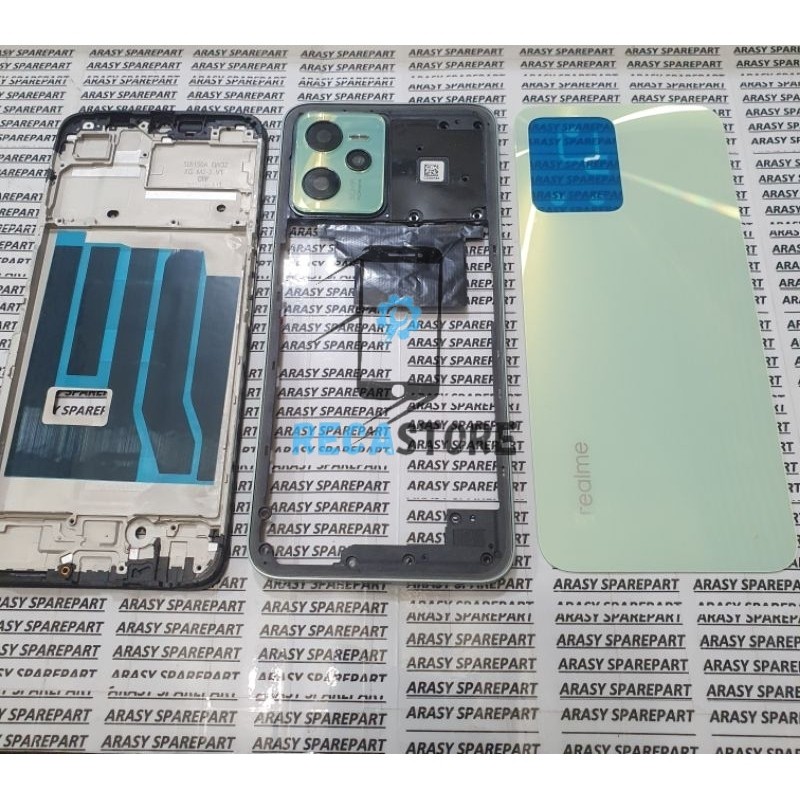 Jual Kesing Housing Casing Fullset Realme C35 Lengkap 3 Bagian Tulang ...