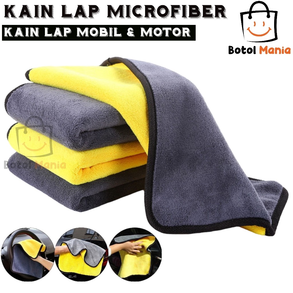 Jual BM - KAIN LAP MICROFIBER SERBAGUNA 30X30CM / KAIN LAP MICROFIBER ...