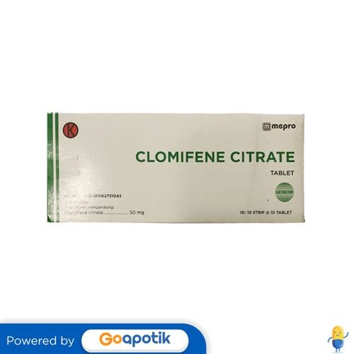Jual Clomifene Citrate Mepro 50 Mg Box 100 Tablet | Shopee Indonesia
