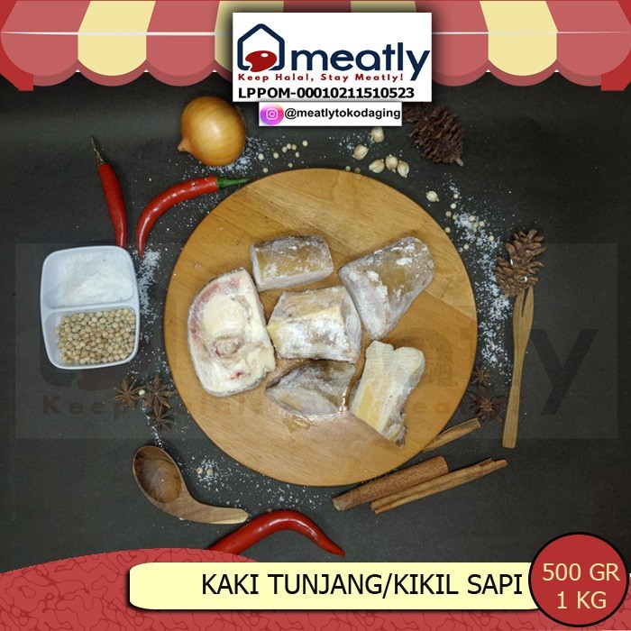 Jual KAKI TUNJANG/KIKIL SAPI 1KG | Shopee Indonesia