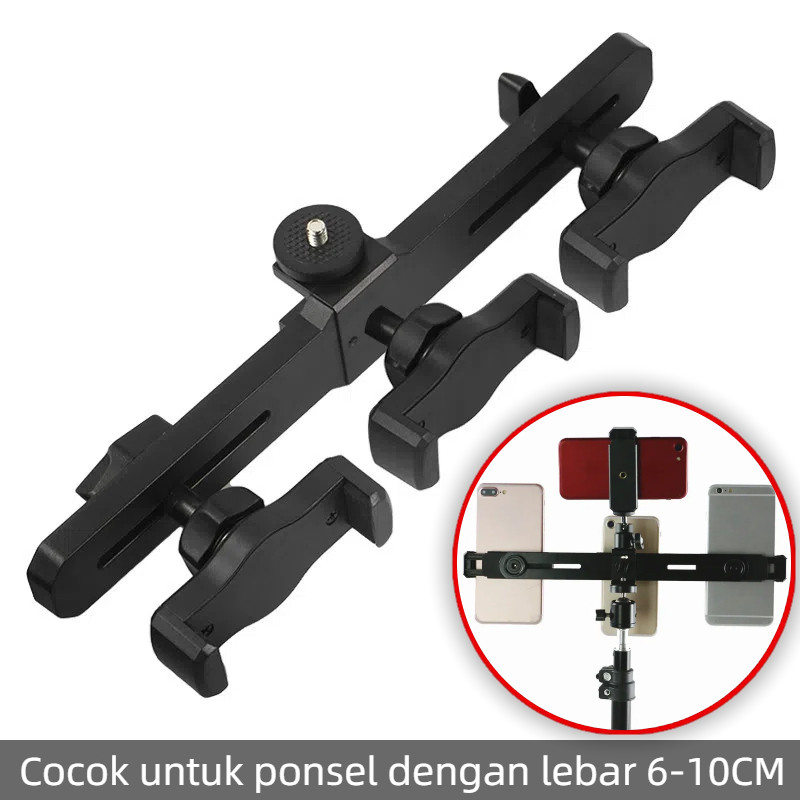 Jual 3in1 Penjepit Phone Universal Handphone Holder Adjustable Clip ...