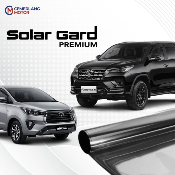 Jual Kaca Film Mobil Solar gard Premium Black Phantom MEDIUM | Shopee ...