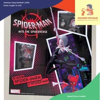 Jual Figure Sentinel Spider Gwen Spider Ham Spiderman Into The Spider ...