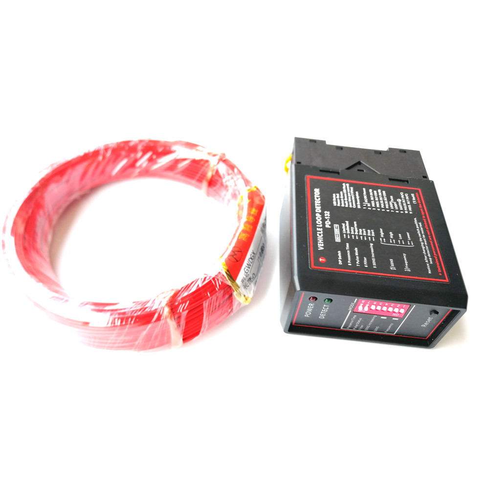 Jual parking access control single channel inductive loop detector ground sensor with 50m cable ...