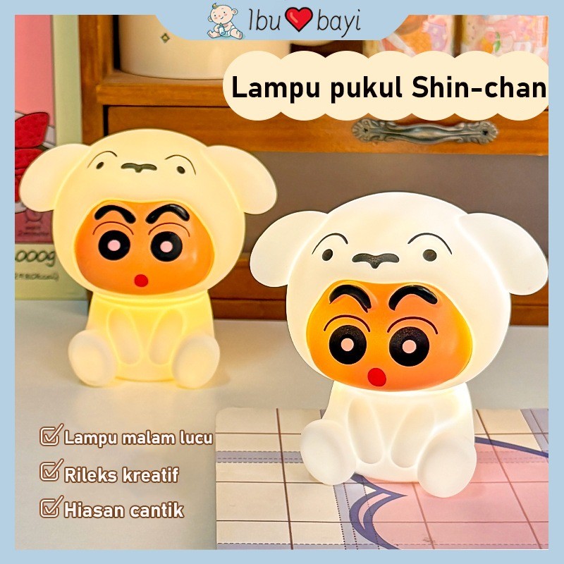 Jual Lampu Tidur LED Crayon Shinchan Silikon / 3 Tingkat Lampu Pat ...