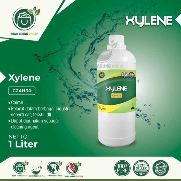 Jual Ready Kimia - XYLENE 1 liter 1 L 1L XYLINE XYLOL XILEN | Shopee ...