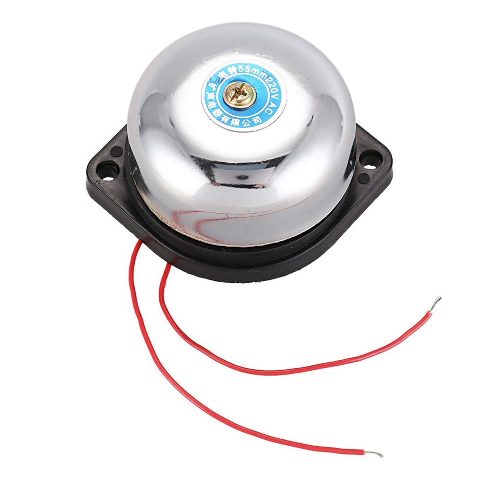 Jual 55mm Diameter Fire Alarm Electric Gong Bell AC 220V | Shopee Indonesia