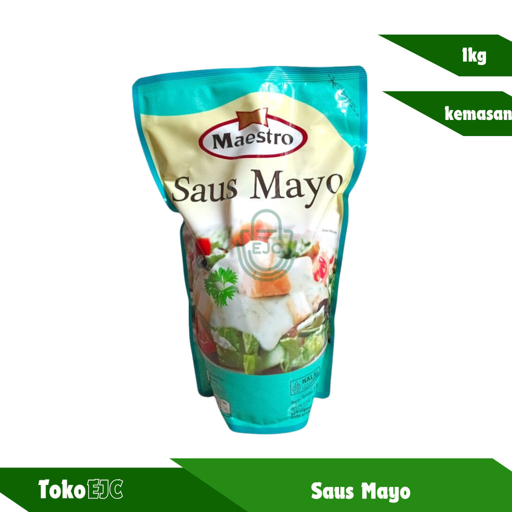 Jual Maestro Saus Mayo Mayonais Mayonnaise 1kg | Shopee Indonesia
