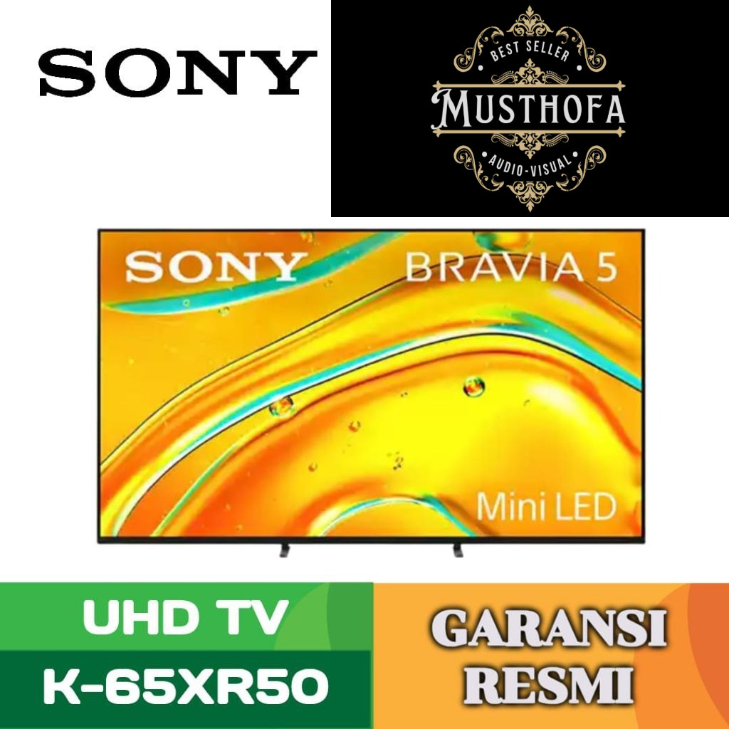 Jual SONY K-65XR50 BRAVIA 5 MINI LED GOOGLE SMART TV XR50 SERIES 65 ...