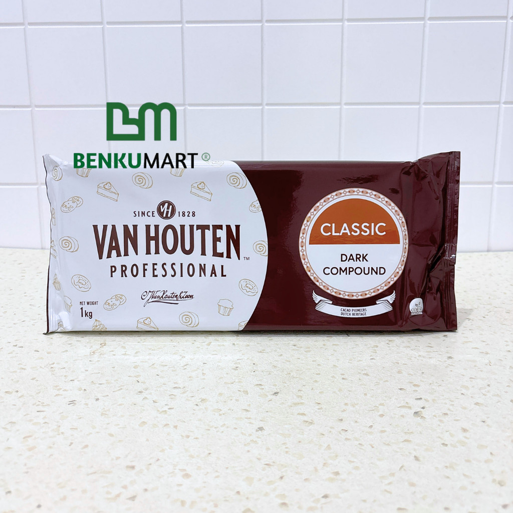 Jual Van Houten Dark Compound Classic Block (1 Kg) | Coklat Cokelat ...