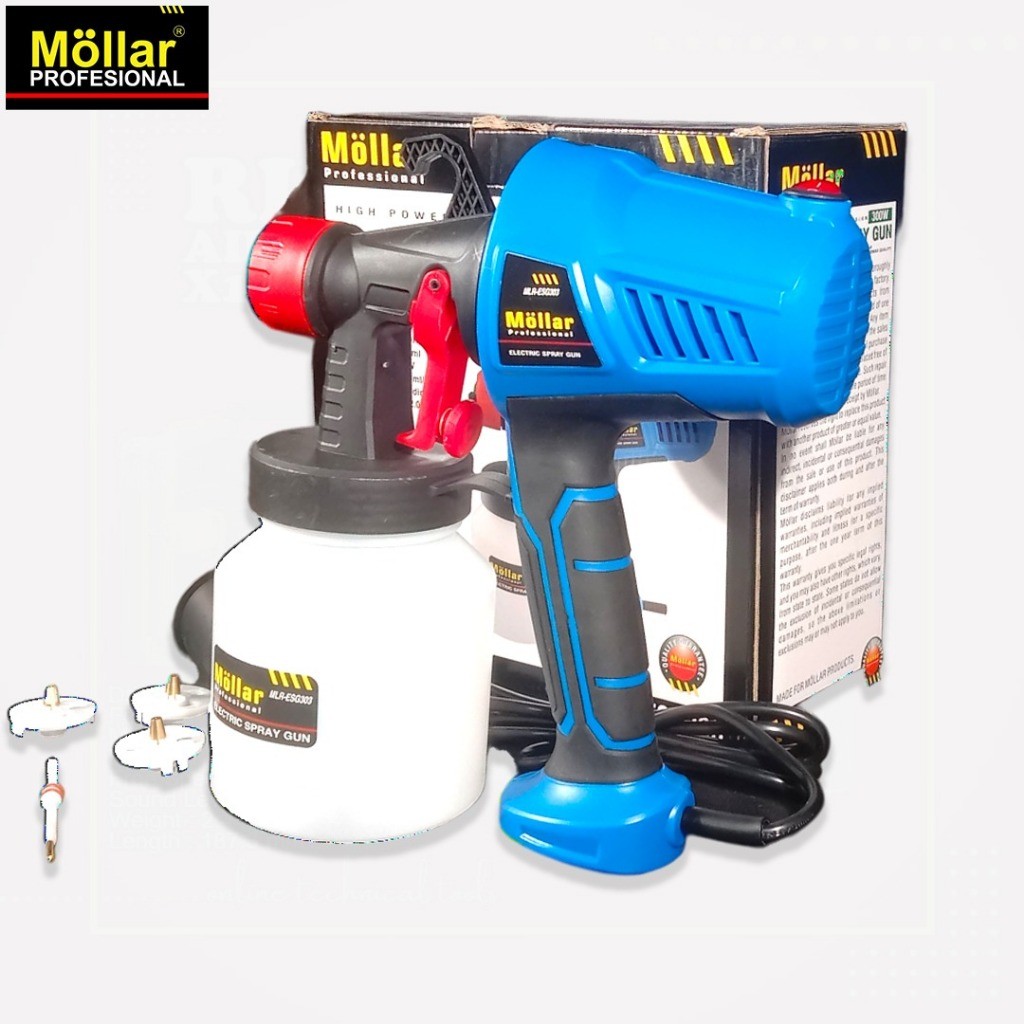 Jual Mollar Electric Spray Gun 300W – Peralatan Pengecatan Praktis ...
