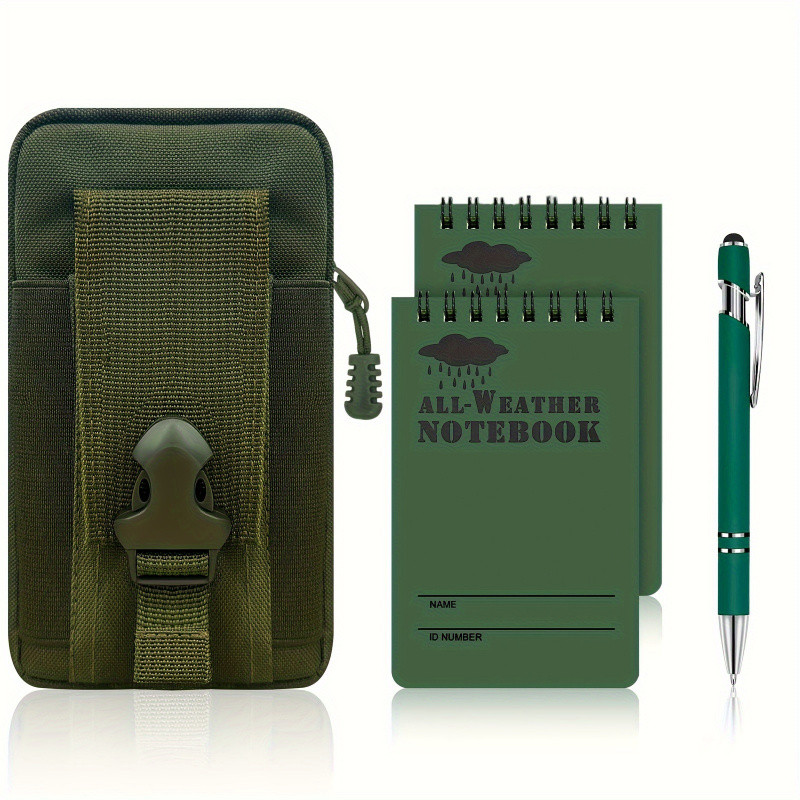 Jual 4 Pcs Waterproof Notebook Police Waterproof Notepad with ...