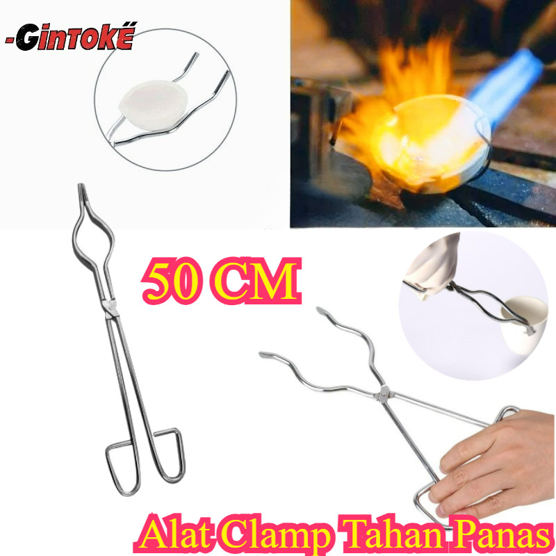 Jual 50cm Stainless Steel Tang Krusibel Serbaguna Crucible Tongs Tang ...