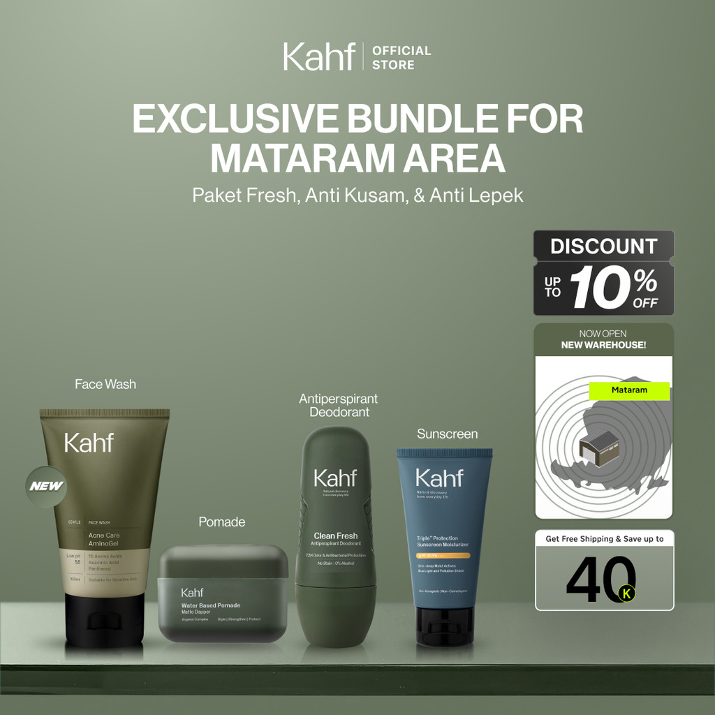 Jual [EXCLUSIVE BUNDLE FOR MATARAM AREA] Kahf 4in1 Paket Paket Fresh ...