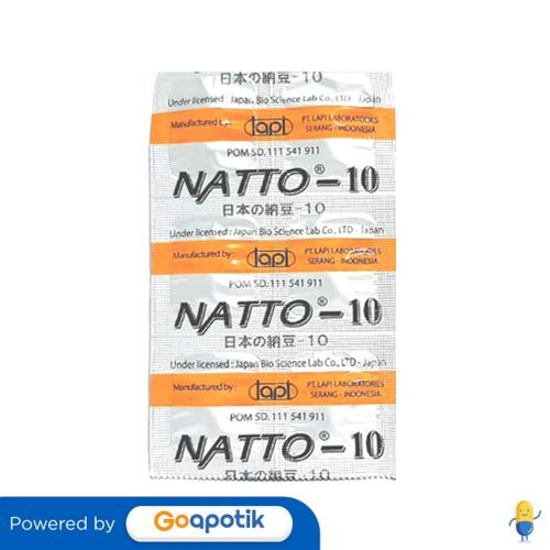 Jual Natto-10 Strip Isi 6 Kaplet | Shopee Indonesia