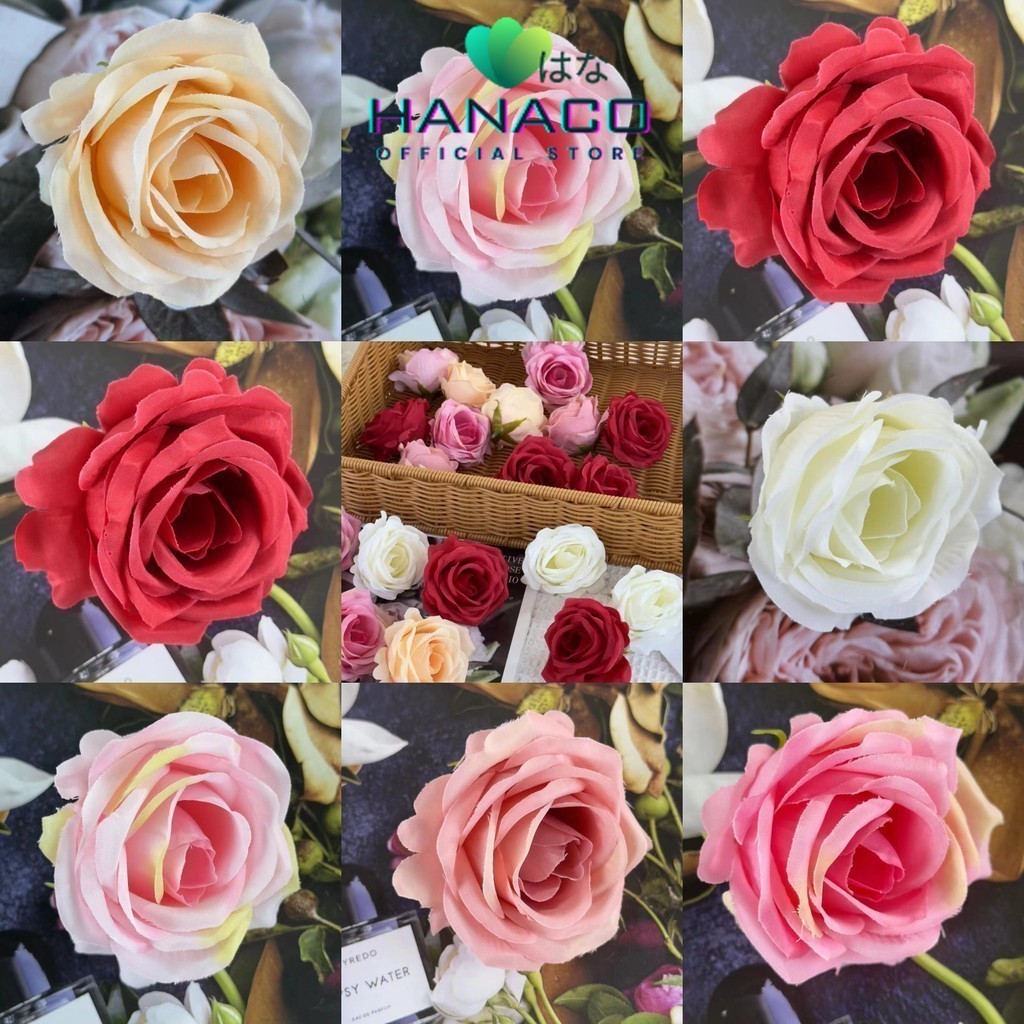 Jual HANACO - KTM14 SETUM 7cm Kepala Kuntum Peony Putik Kuntuman bunga ...